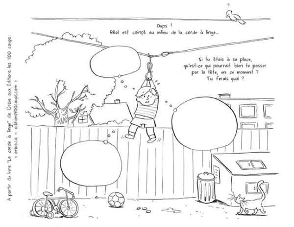 La corde à linge - Orbie, autrice et illustratrice